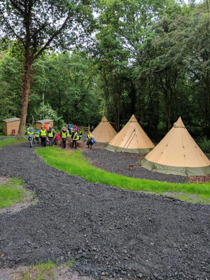 Tipi Adventure Day 1 - Castle View Primary School - Matlock